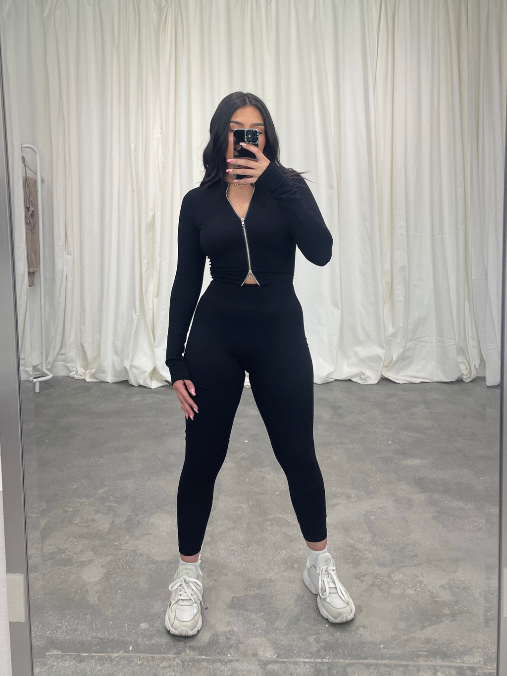 kiara long sleeve set (BLACK) – tigercherry