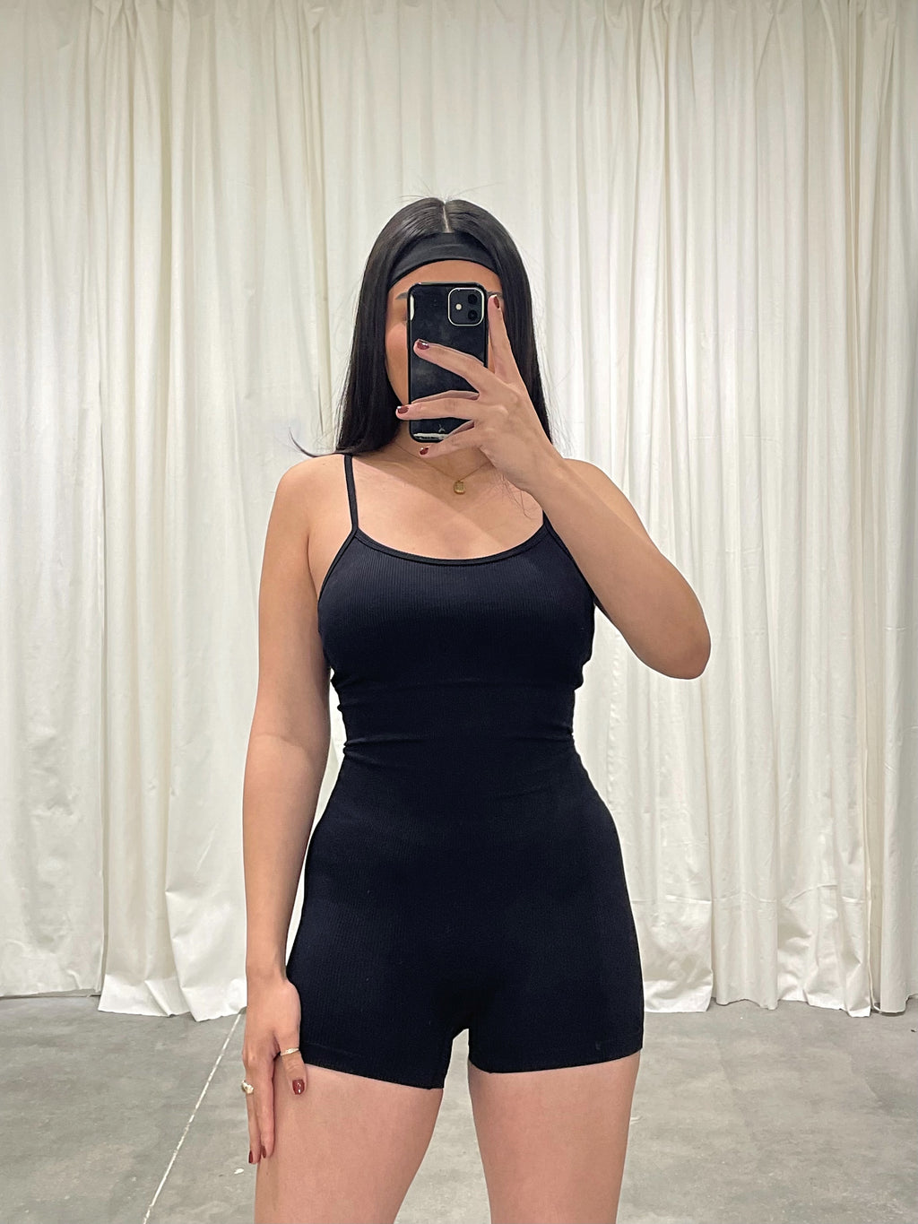 jade romper (BLACK) – tigercherry