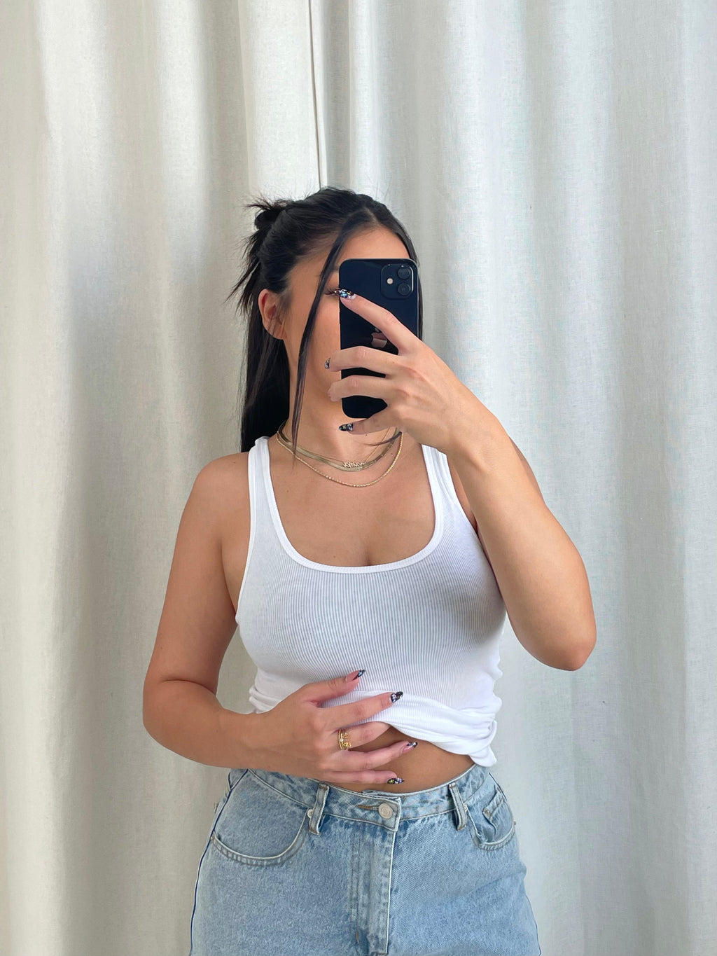 cassie tank (WHITE) – tigercherry