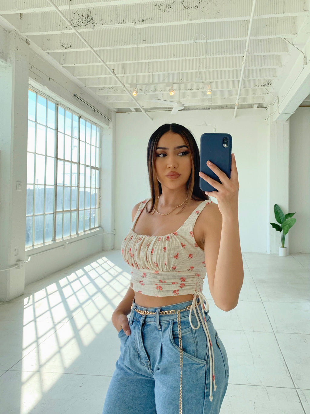 larsa tank (CREAM) – tigercherry