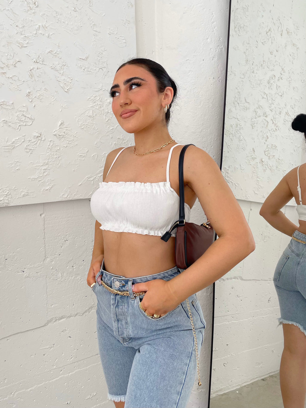 marlene top (WHITE) – tigercherry